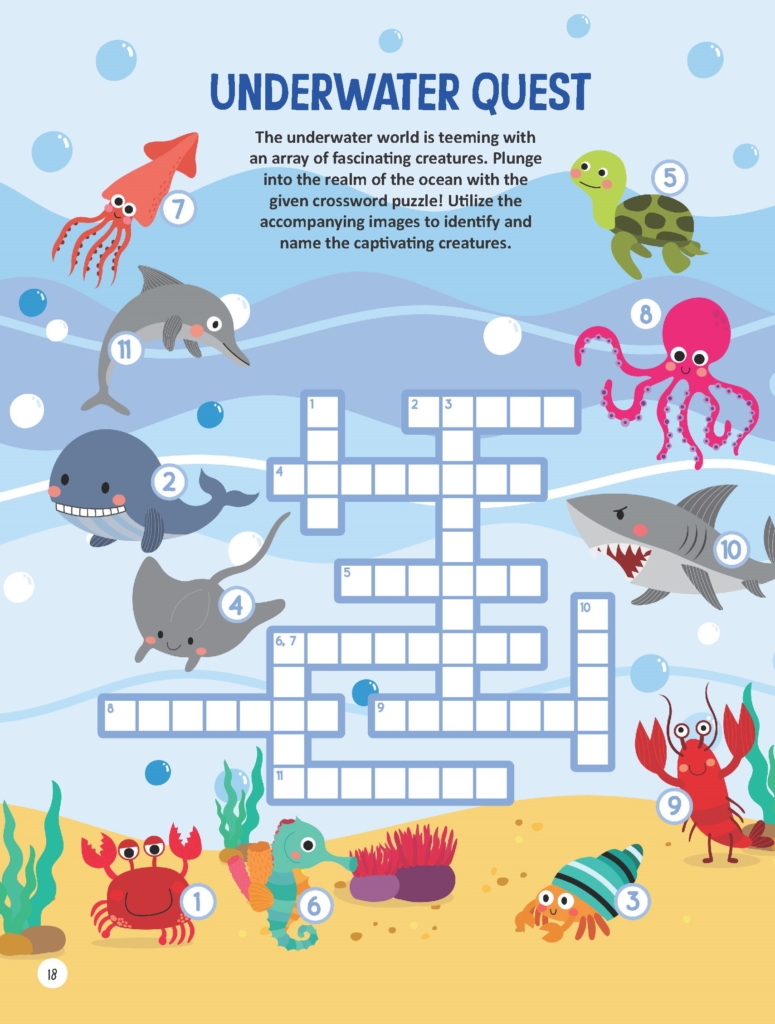 Wildlife Wonders Activity Book for Kids Age 5 -10 years