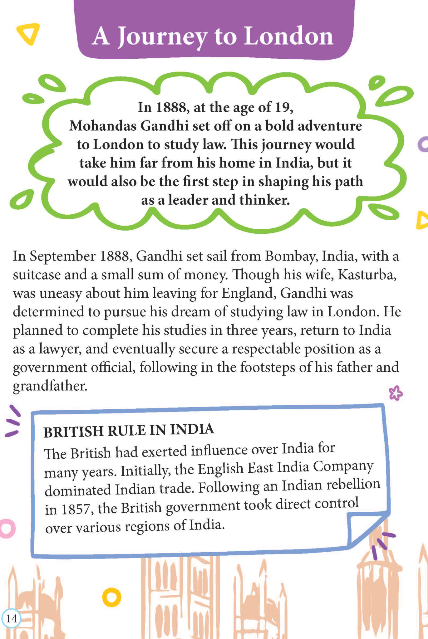 Mahatma Gandhi Icons of Inspiration Illustrated Biography for Kids Age ...