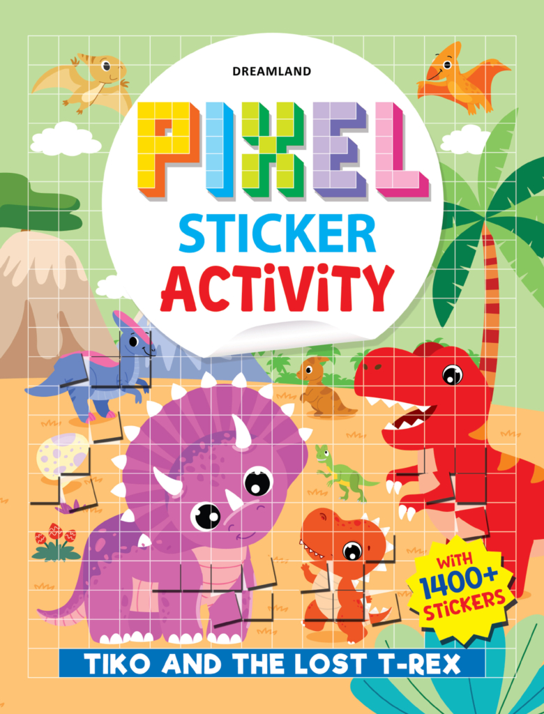 Pixel Sticker Activity Book: Tiko and The Lost T-Rex – Over 1,400 ...